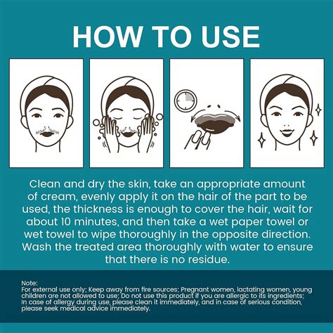 Skinetic Peach Fuzz Hair Removal Cream Gentle Facial Hair Remover For Mustache Lip Hair And