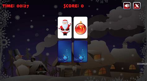 Christmas Memory HTML5 Construct Puzzle Game By Codethislab CodeCanyon