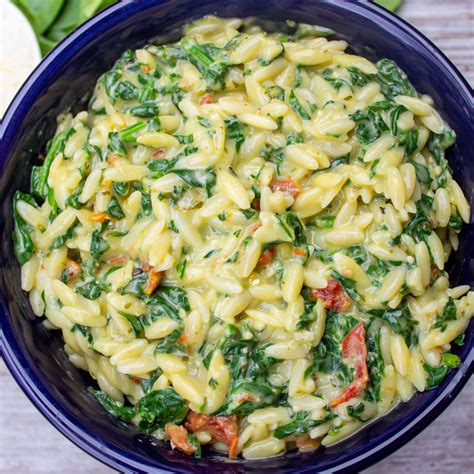 Creamy Orzo Pasta With Spinach 15 Minutes In One Pot Two Kooks In