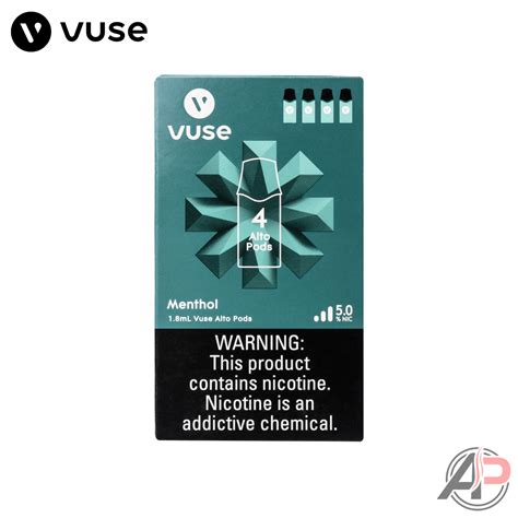Vuse Alto Menthol Pods 4 Pack Apvs