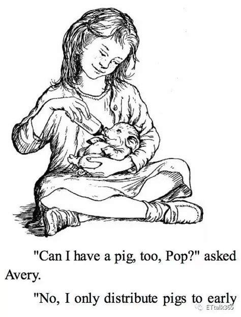 卡通威尔伯简笔画 小猪威尔伯怎么画 夏洛的网人物简笔画 第4页 大山谷图库