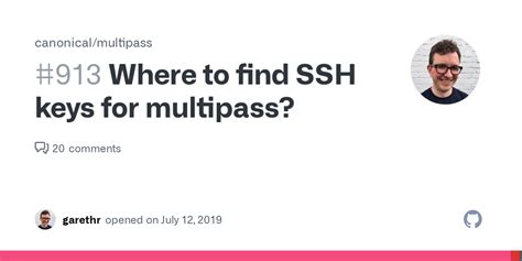 Where To Find Ssh Keys For Multipass · Issue 913 · Canonical