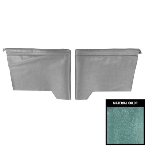 1964 Impala Ss Hardtop Rear Arm Rest Covers Light Blue Parts