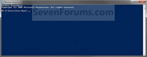 Windows Powershell Windows 7 Forums