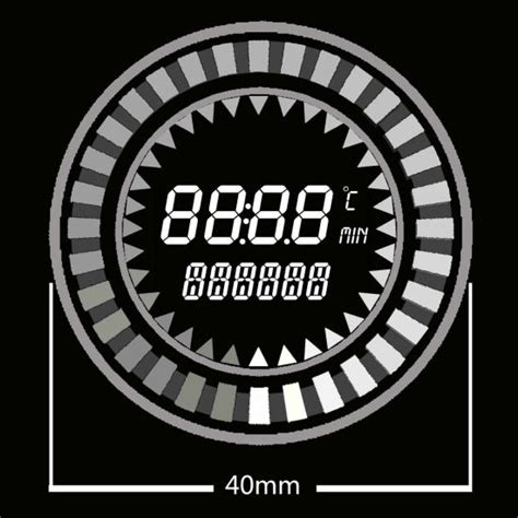 China Customerized Va Type Monochrome Small Size Lcd Screen Display