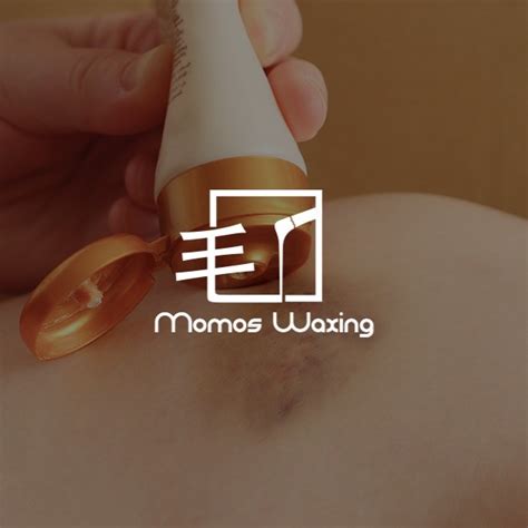 제모 업체 로고 모모왁싱 로고 디자인 포트폴리오 크몽