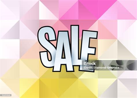 부드러운 다각형 우아한 배경에 판매 추상 배너 서식 파일 디자인 특별 제공 쇼핑 프로 모션 휴일 승진 다채로운 편지 타이 포 그래피 레터링 웹사이트 전단지 벡터 0명에 대한