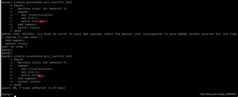 Mysql 高级 存储过程 语法 Repeat循环存储过程repeat Csdn博客