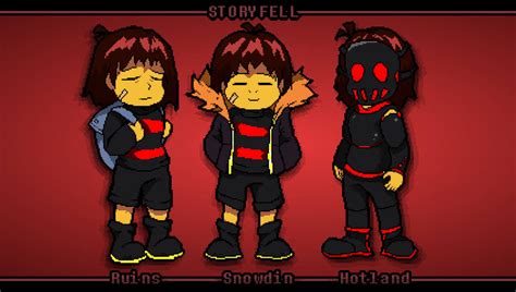 Esstoryfell Frisk Outfits By Badtrapbbites On Deviantart