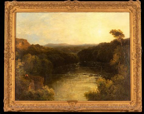 On The Wye North Wales By John Brandon Smith Auction