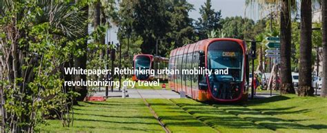 Rethinking Urban Mobility And Revolutionizing City Travel