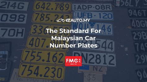 The Standard For Malaysian Car Number Plates Ezauto My