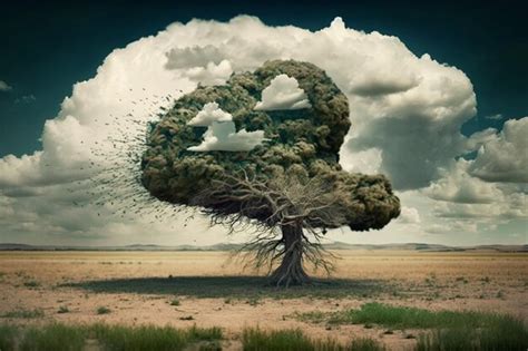 Premium AI Image There Is A Tree That Has Been Shaped Like A Number Generative Ai