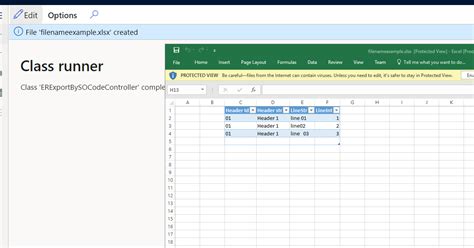 Execute D365fo Electronic Reporting From X Code Using Parameters And
