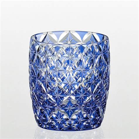 Sake Cup Satoshi Nabetani의 전통 공예 마스터 에도 키리코 카가미 크리스탈 ｜made In Japan Products Becos