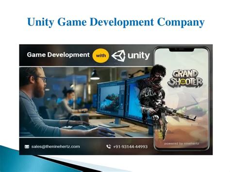Ppt Unity Game Development Company Powerpoint Presentation Free