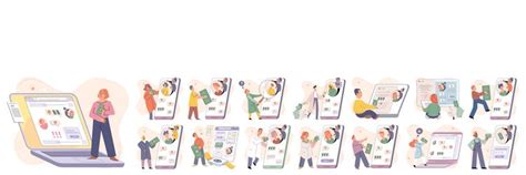 Hacker Activity Big Set Hacking Computer Vector Image