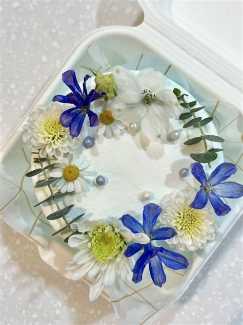 전주 생화케이크 기념일엔 더키플라워 전북대점 네이버 블로그