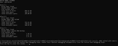 Vb Net External Drive Information Not Writing To Xml File Stack