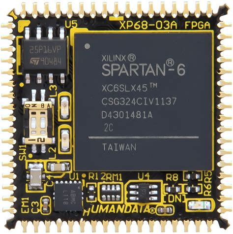 New Product Stamp Fpga Module Of Xilinx Spartan 6 Lx45 For Plcc