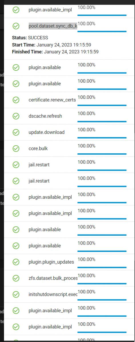 Check On The Status Of A Zfs Send Job Truenas Community