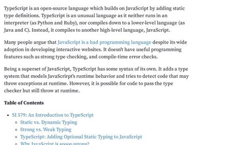 Si 579 An Introduction To Typescript Steve Oney Observable