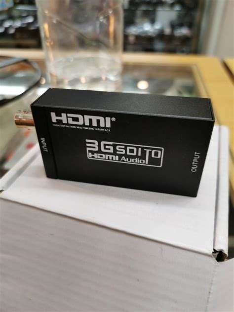 SDI Female Input To HDMI Female Output Converter Adapter Mini 3G HD SDI HDMI Adapter Computers