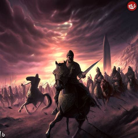 تصاویر نبرد رستم و اسفندیار از نگاه هوش مصنوعی