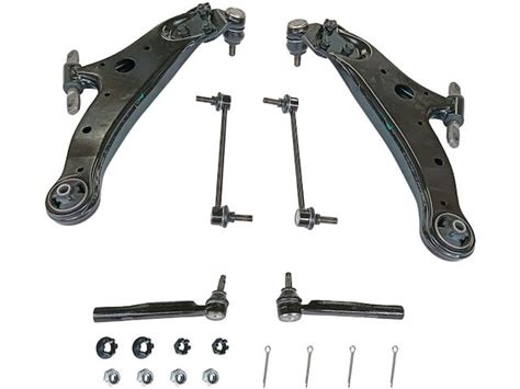 Front Control Arm Ball Joint Tie Rod And Sway Bar Link Kit Compatible