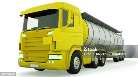 연료 가스 유조선 트럭 절연 3d 렌더링 가솔린에 대한 스톡 사진 및 기타 이미지 가솔린 가연성 교통수단 Istock
