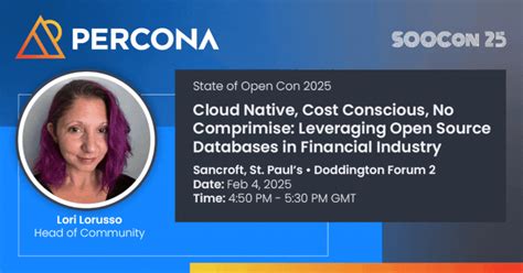 Deep Panjabi On Linkedin Soocon2025 Percona