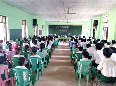 မြောင်းမြမြို့ မူလွန်ဘုရားချောင်း ရပ် ကျောင်းတွင် ဟောပြောပွဲနှင့် ပြပ