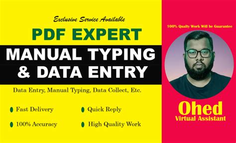Do Copy Paste Data Entry And Typing Work By Ohed987 Fiverr