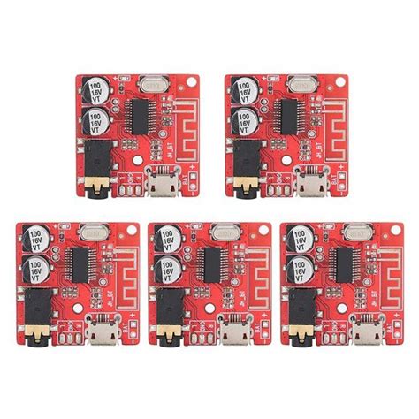 5pcs Diy Bluetooth 5 0 Receiver Board Lossless Decoder Board Wireless Stereo Music Module