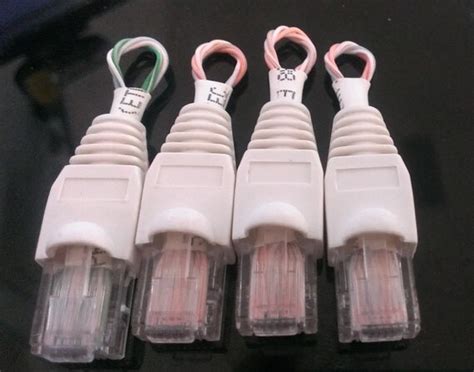RJ45 Ethernet Loopback Keychain