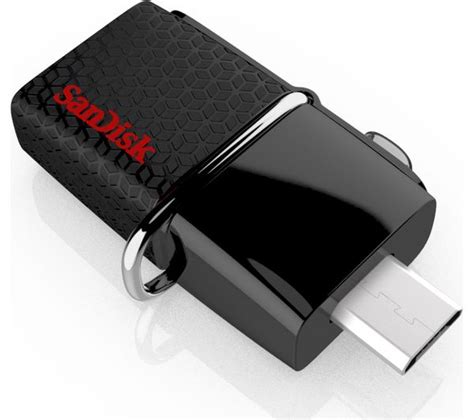 Buy SANDISK Ultra Dual USB Micro USB Memory Stick GB Black