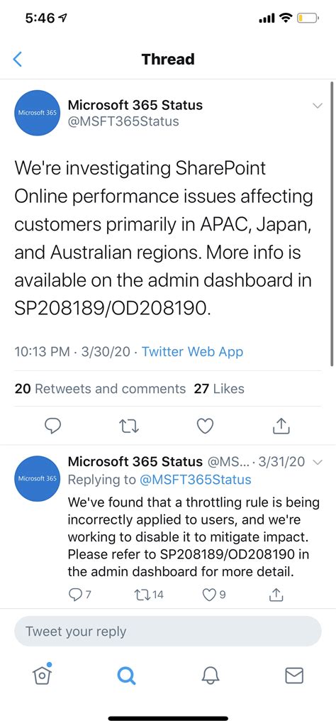 Office 365 Monitoring Microsoft Sharepoint Online Outage March 31