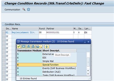 output type sped trigger inbound delivery after pg sap community