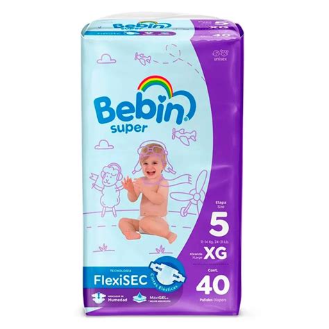 Pañal Bebin Super Xgde 40 Pzs Basicos