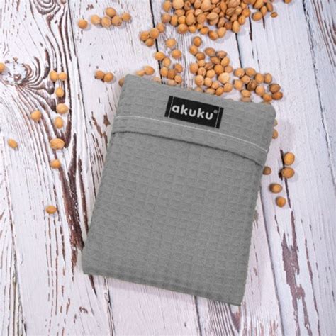Грелка с вишневыми косточками 13x16 см, серый Akuku A0635 от продавца ...