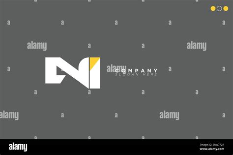 Ni Alphabet Letters Initials Monogram Logo Stock Vector Image And Art Alamy