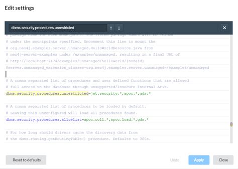 neo clienterror procedure procedurenotfound again procedures and apoc