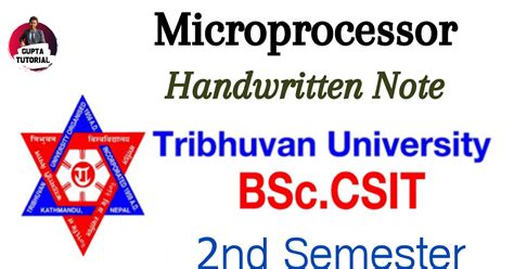Microprocessor Handwritten Notes