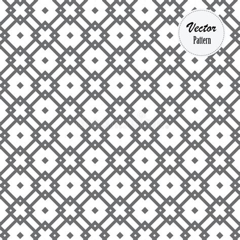 Vector Pattern Repeating Geometric Linear Diamond Shape Stock Vector Illustration Of Design