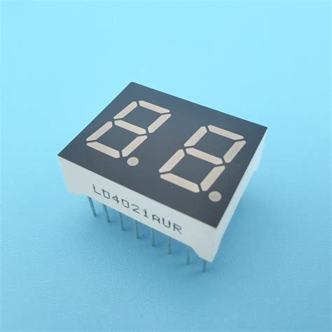 0 28 inch 2 digit led 7 segment display with seven segment and dp 0