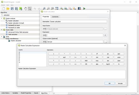 Weird List Of Layers In The Raster Calculator Expression In Model Designer Context · Issue