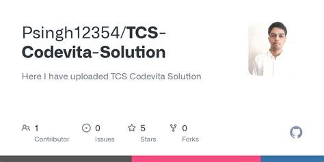 Github Psingh12354 Tcs Codevita Solution Here I Have Uploaded Tcs