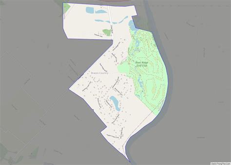 Map Of Brazos Country City Thong Thai Real