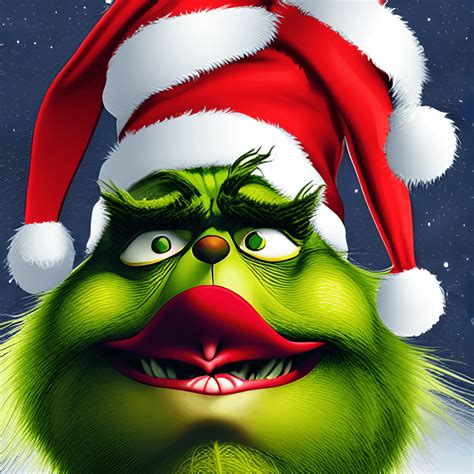 Grinch Face Svg · Creative Fabrica