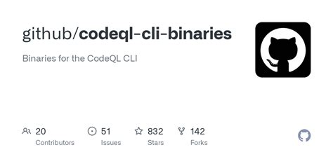 Github Githubcodeql Cli Binaries Binaries For The Codeql Cli